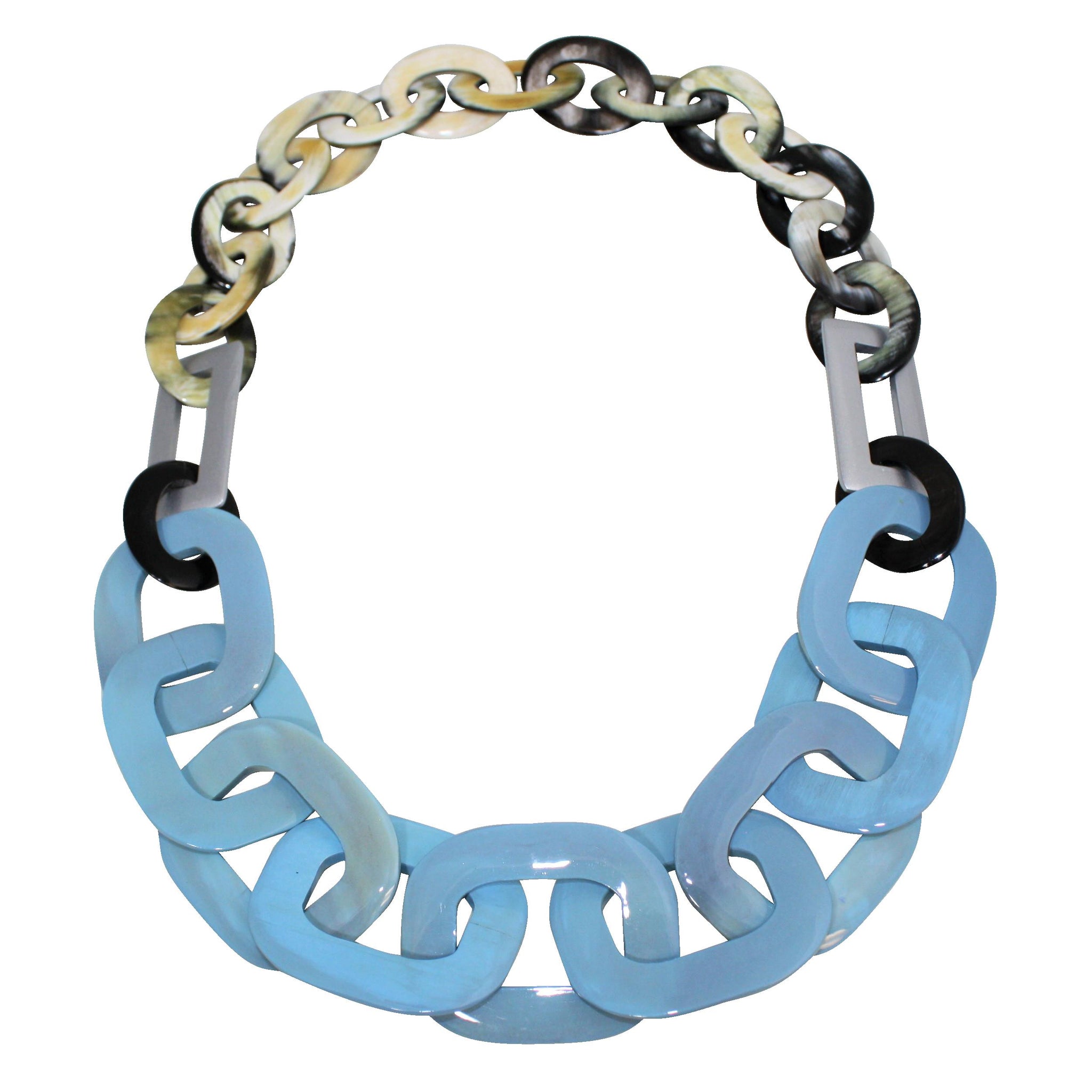 Buffalo Horn Necklace in Dye Lacquer Color – DIDAJ