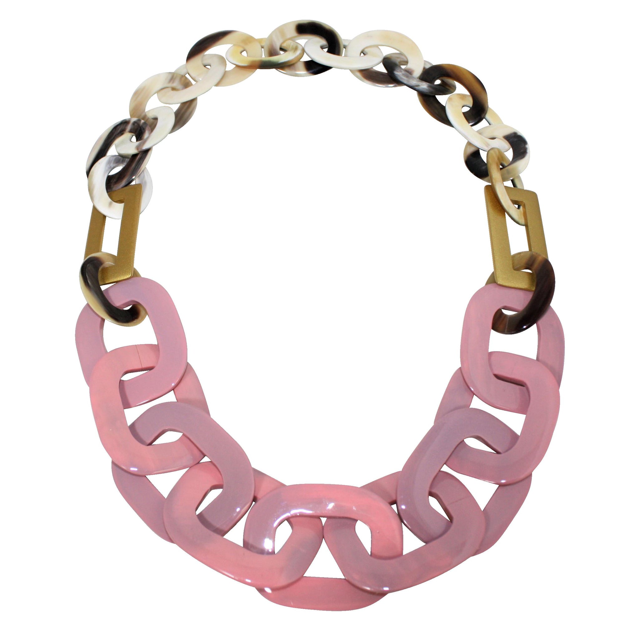 Buffalo Horn Necklace in Dye Lacquer Color – DIDAJ