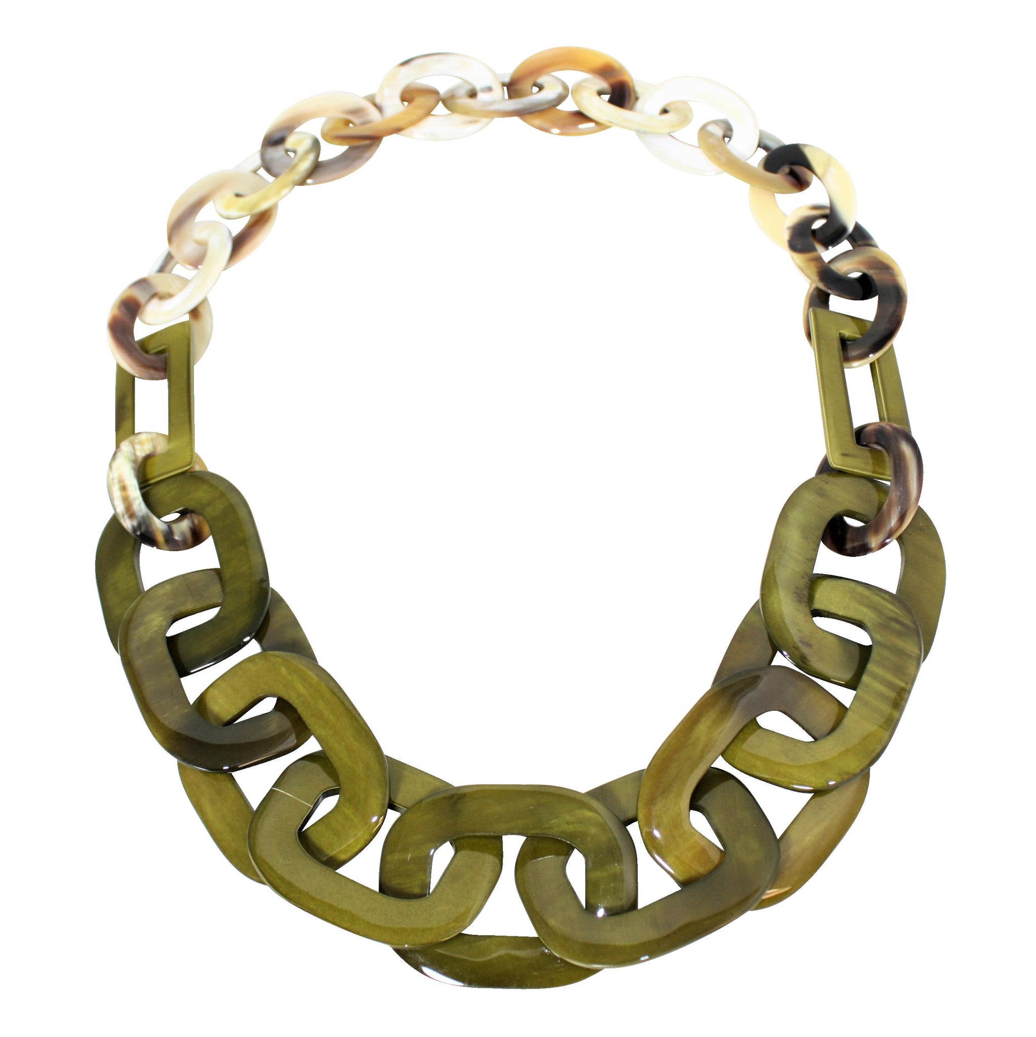 Buffalo Horn Necklace in Dye Lacquer Color – DIDAJ