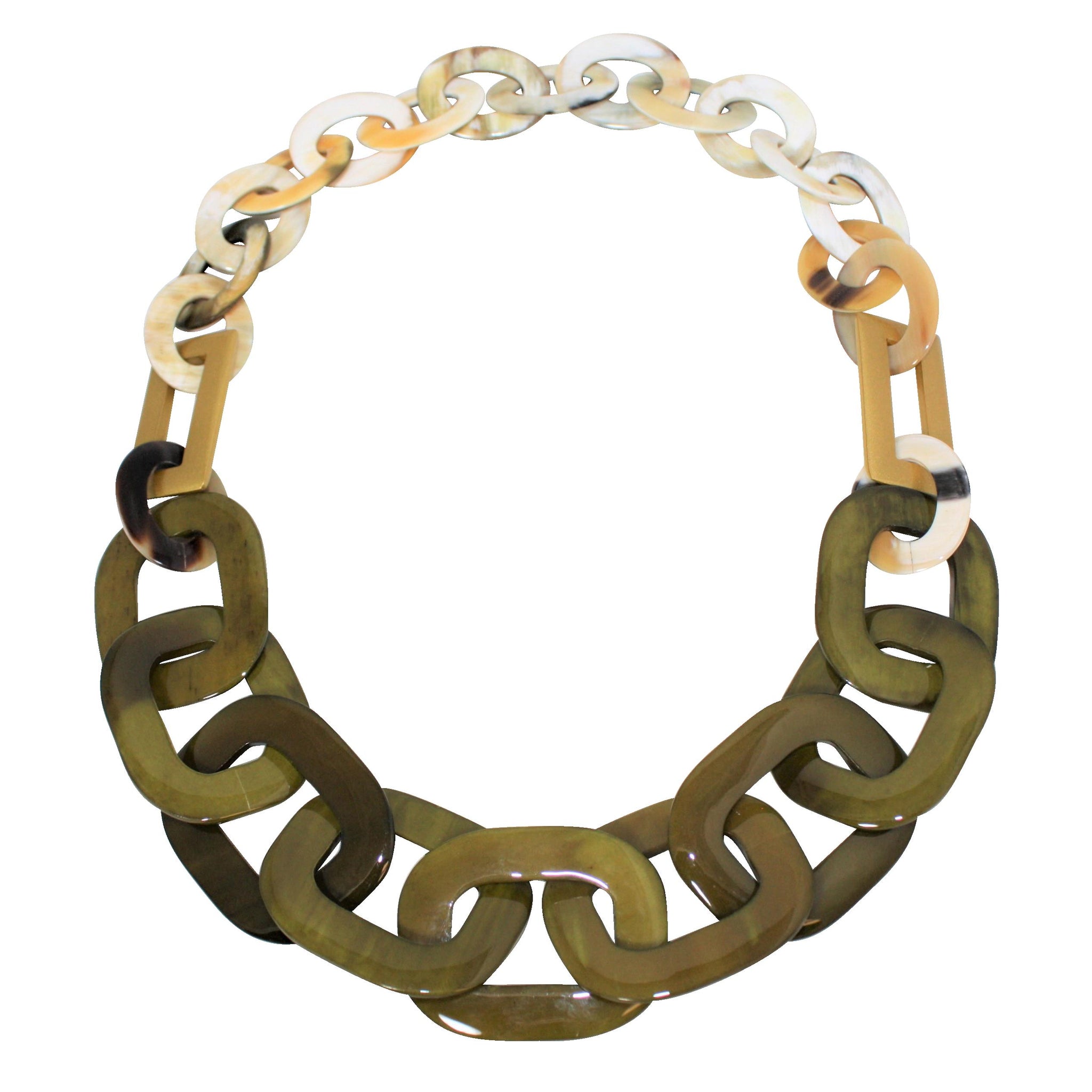 Buffalo Horn Necklace in Dye Lacquer Color – DIDAJ