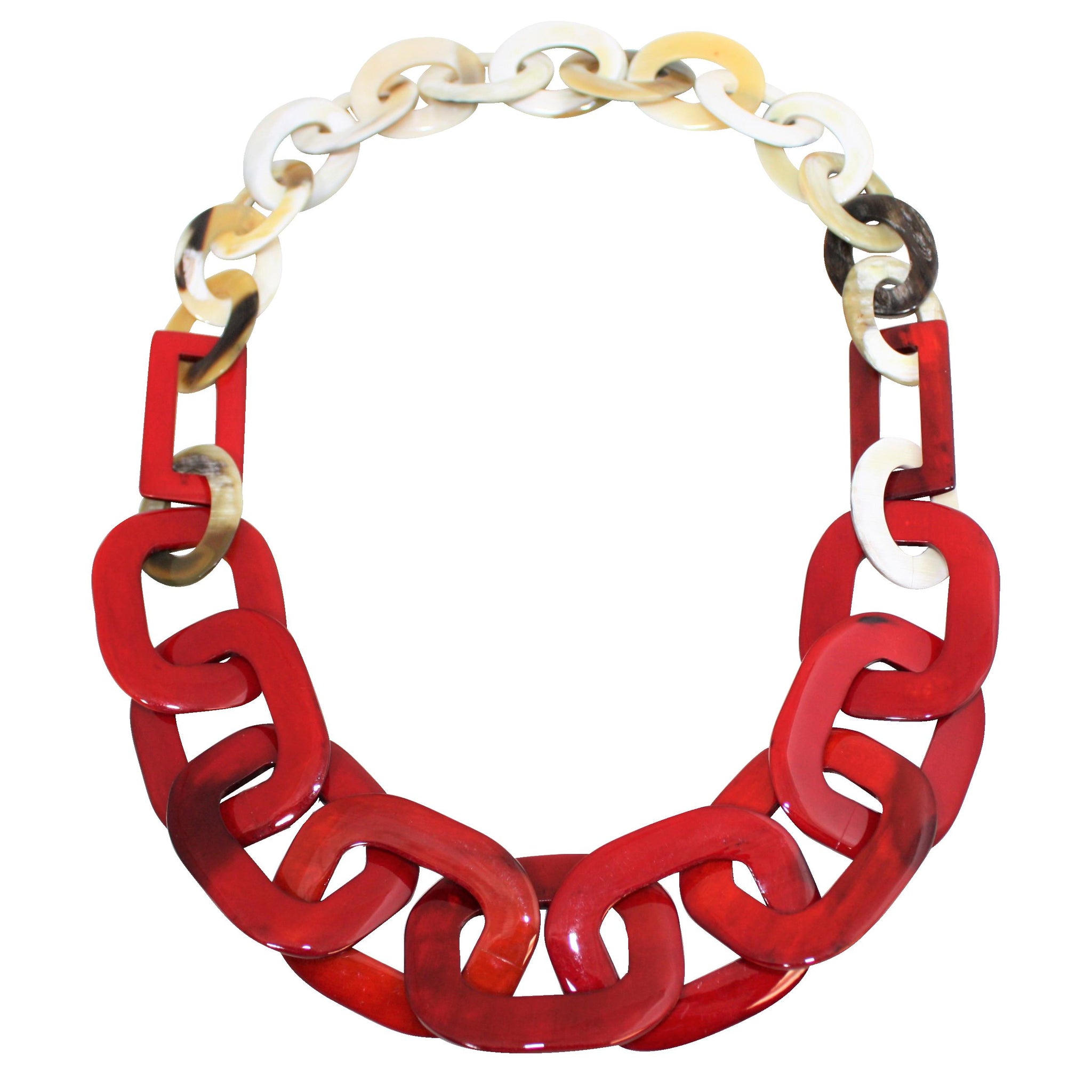 Buffalo Horn Necklace in Dye Lacquer Color – DIDAJ