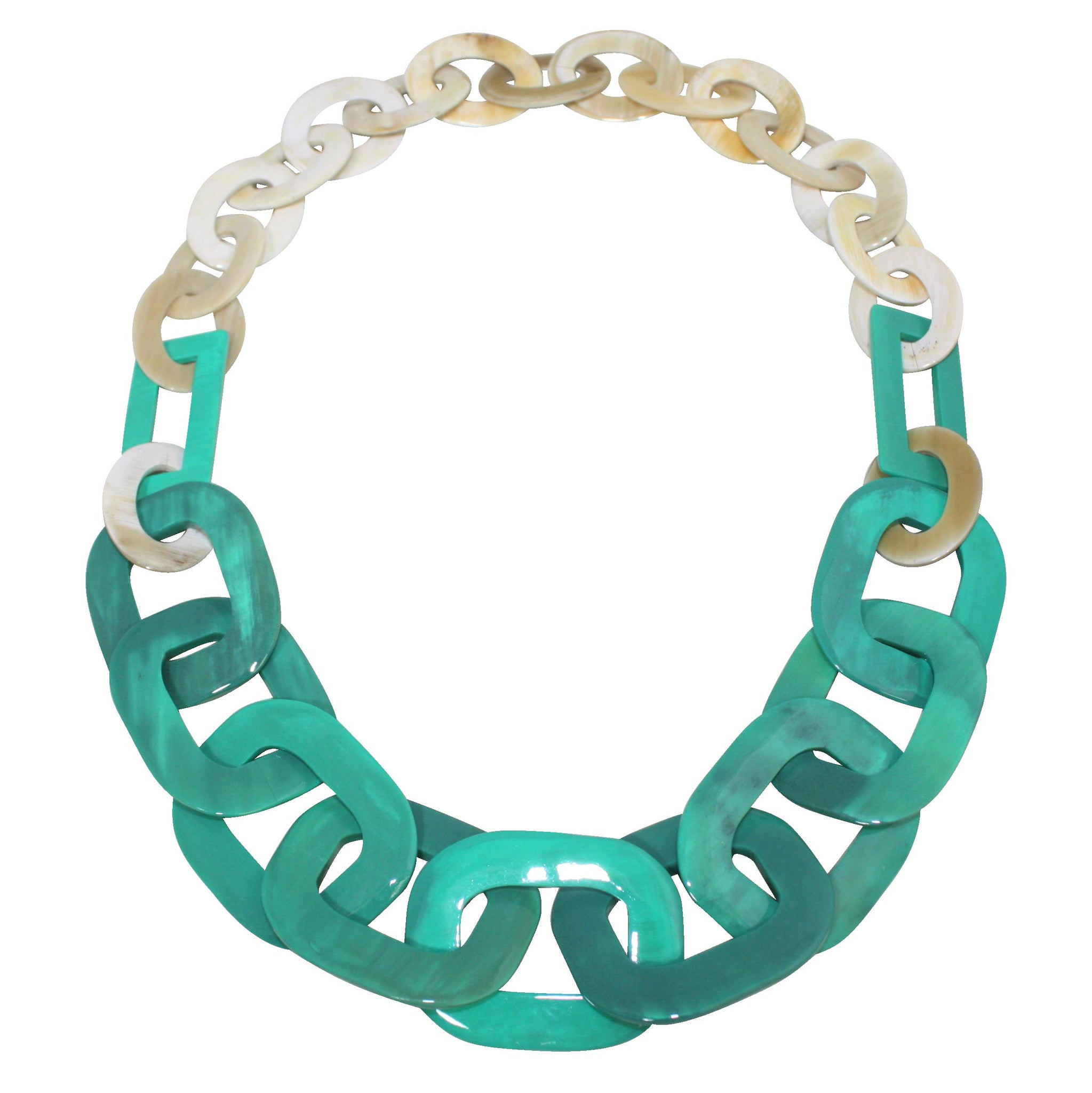 Buffalo Horn Necklace in Dye Lacquer Color – DIDAJ