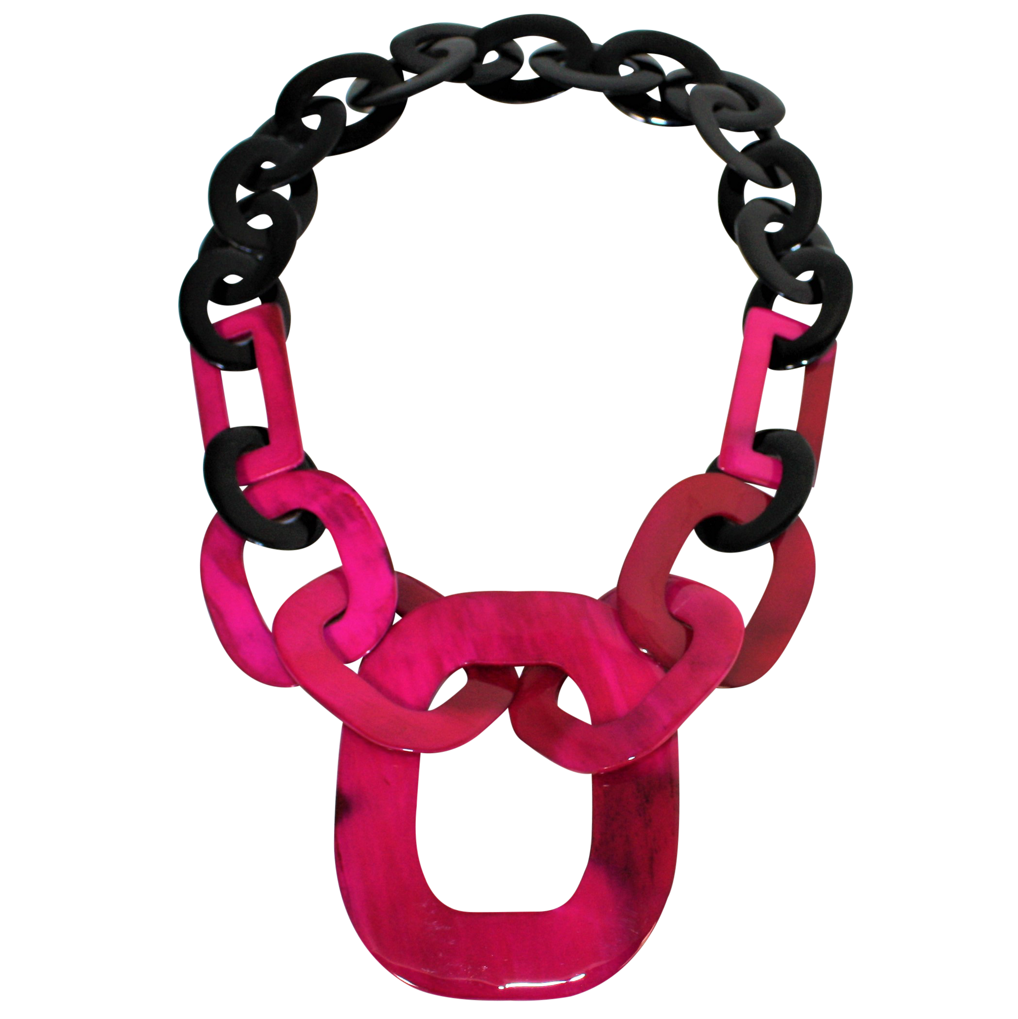 Buffalo Horn Necklace in Dye Lacquer Color - Many Colors Available – DIDAJ